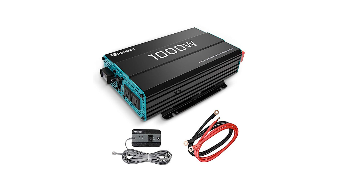 Renogy 1000W Pure Sine Wave Inverter & Starter Kit