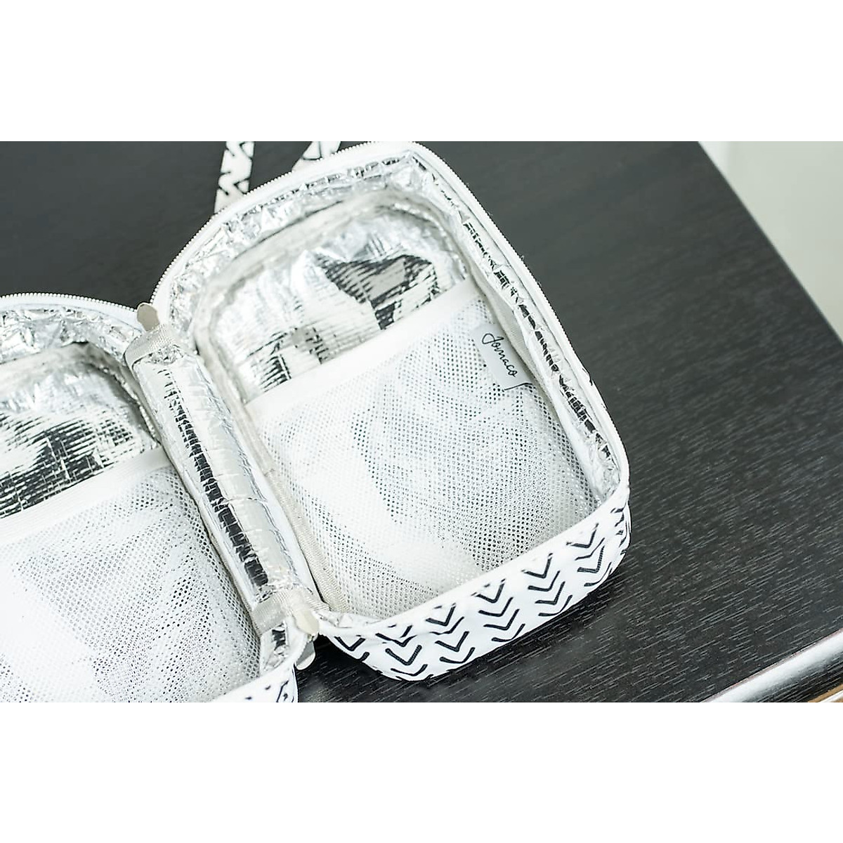 Breastmilk Cooler Bag with Ice Pack - Insulated Breast Milk Cooler Travel Bag - Small Breastmilk Storage Bag Cooler with Detachable Wrist Strap