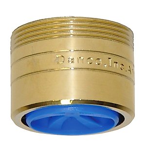 Danco 10478 1.5 GPM Dual Thread Water-Saving Aerator, Polished Brass