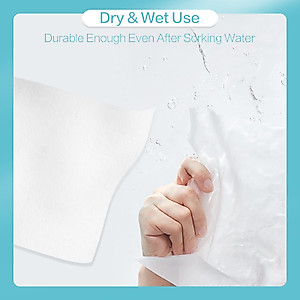 Winner Disposable Face Towel - 100% USA Cotton Face Towels, Unscented Facial Wash Cloth for Sensitive Skin, Super Soft & Thick Facial Towels, Makeup Remover Dry Wipes, 480 Count