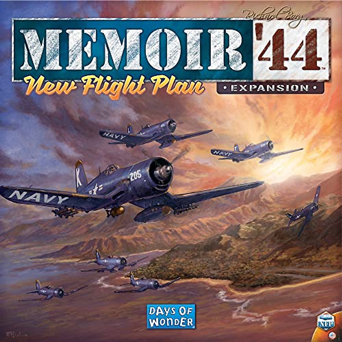 Memoir '44 New Flight Plan Board Game EXPANSION - Take to the Skies with This Thrilling WWII Air Combat! Strategy Game for Kids & Adults, Ages 8+, 2 Players, 30-60 Min Playtime, Made by Days of Wonder