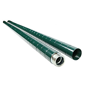 Apollo Hardware 72" High Heavy Duty Post Set for Green Epoxy Shelving(4 Pack of 72 High Post/Pole)