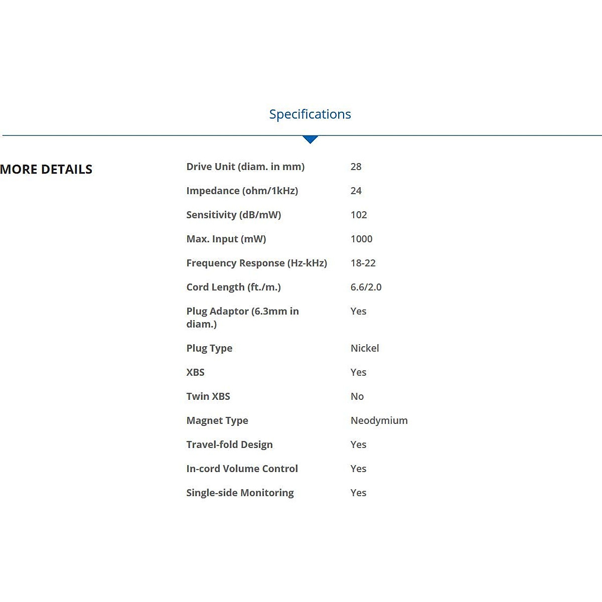 Panasonic Stereo Headphones On Ear Headphones with XBS Port, Integrated Volume Controller and Lightweight Foldable Design - RP-HT227-K (Black & Silver)