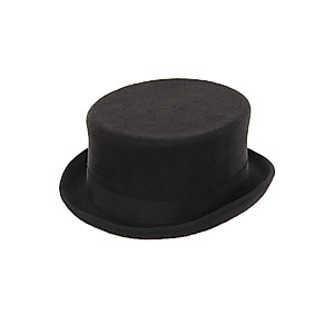 elope John Bull Vintage Steampunk Low Profile Black Top Hat Standard