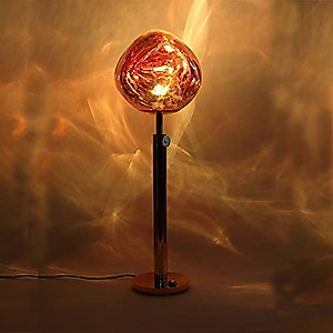 Floor Lamps for Living Room Mid Century Floor Lamp Standing Lamp Glass Stand Up Lights for Living Room Bedroom Office Contemporary LED Brass Rustic Floor Lamps for Living Room