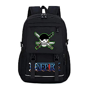 Foydz One Piece Zoro School Bag Laptop Bag Backpack Travel backpacks