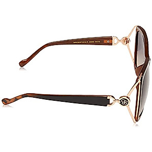 Jessica Simpson Womens J5686 Oversized Square Sunglasses With Uv400 Protection. Glam Gifts For Her, 56 Mm, Black Tortoise, 56 Mm US