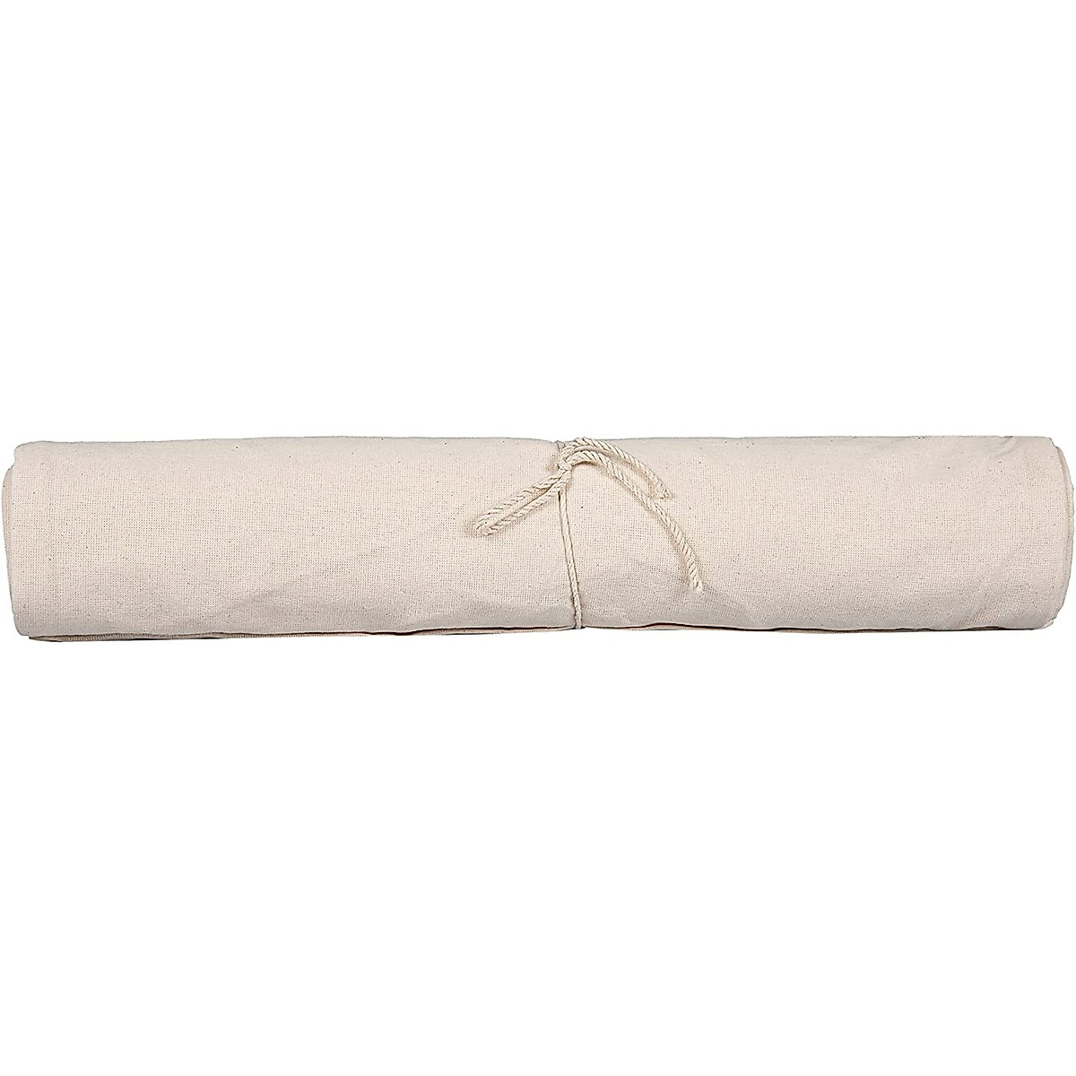 JUCOS Reusable Blank Tote Bags - 5 Pack Convenient Spacious 100% Cotton Grocery Bag With LONG Handles For Daily Essentials | 5Oz Lightweight And Eco-Friendly For Multi-Purpose Use 13X14 Inch