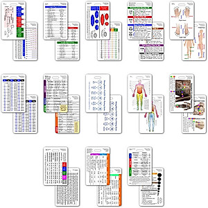 Complete Nurse RN CNA NA Vertical Badge Card Set - 13 Cards