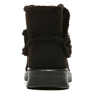 BZees Womens Glaze Ankle Boot, Black, 8.5 Wide US