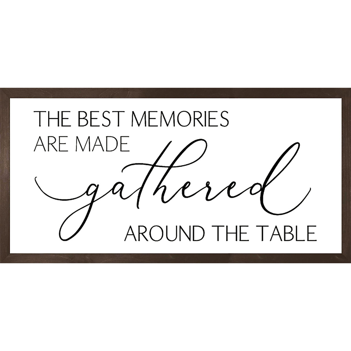 Dining room decor-wall sign-the best memories are made gathered around the table-dining room decor