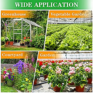 iRunning Drip Irrigation Fittings Kit for 1/2 Inch Tubing, 20 Pieces Drip Irrigation Parts for Drip Sprinkler System - 8 Couplings, 6 Tees, 6 Elbows, Drip Line Connectors for 1/2" Drip Irrigation Hose