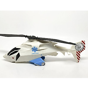 Majorette Helicopter Ambulance White Plastic Model Size 8 inches no Package