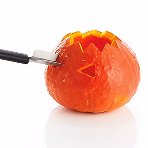 triangle Fruit Decorator - V-Shaped Stainless Steel Blade to Cut, Open & Decorate Fruits & Vegetables - Dishwasher Safe - Made in Germany