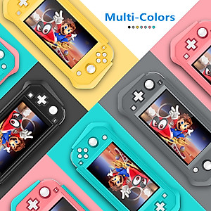 Switch Lite Protective Case Compatible with Nintendo Switch Lite, Kmasic Full-Body Rugged Protection Switch Lite Cover Built-in Screen Protector, Anti-Scratch Cover for Nintendo Switch Lite Skin