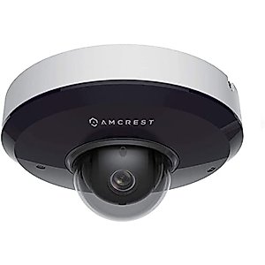 Amcrest ProHD 1080P PTZ Camera Outdoor, 2MP Outdoor Vandal Dome IP PoE Camera (3X Optical Zoom) IK08 Vandal-Proof, IP66 Weatherproof, Night Vision up to 49ft, Pan/Tilt (IP2M-866EW) (White)