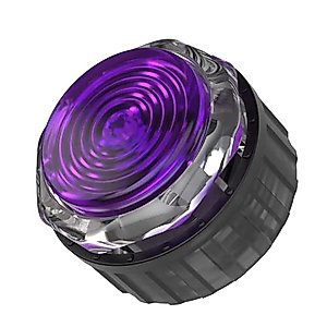 Gamerfinger Mechanical Button HBFS-30-SCREW Crystal 30mm with Silver Swithches(10PCS Purple)