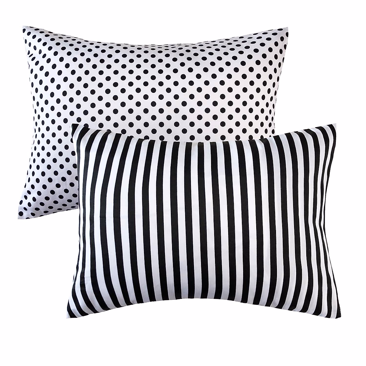 fuman 100% Cotton Toddler Pillowcases,2 Pack Soft and Breathable Travel Pillow Cases, 13"x 18",14"x 19"for Kids Bedding Great Shower Gift