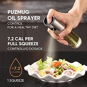 Oil Sprayer for Cooking, Olive Oil Sprayer Mister, 105ml Olive Oil Spray Bottle, Olive Oil Spray for Salad, BBQ, Kitchen Baking, Roasting