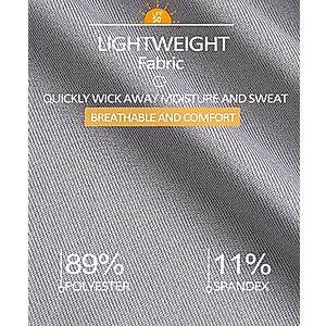 MAGCOMSEN Short Sleeve Golf Polo Shirts for Women Golf Shirts Work T Shirts Casual Shirts Quick Dry Shirts UPF 50+ Light Grey M