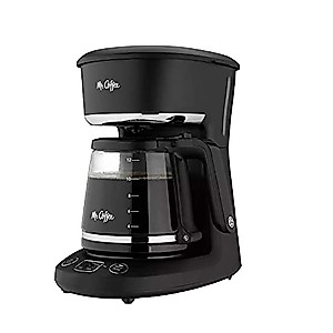 Mr. Coffee Brew Now or Later Coffee Maker, 12- Cup, Black