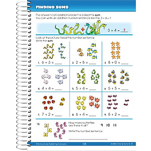 School Zone - Big Second Grade Workbook - 320 Spiral Pages, Ages 7 to 8, 2nd Grade, Word Problems, Reading Comprehension, Phonics, Math, Science, and More (Big Spiral Bound Workbooks)