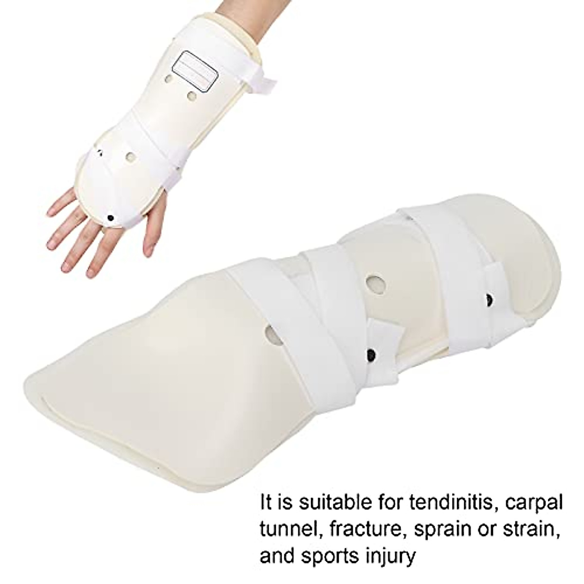 Wrist Brace, Wrist Support Splint Adjustable Buckle for Carpal Tunnel for Sports Injuries for Joint Instability for Sprain(Right Hand, M)