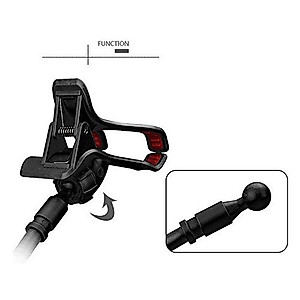 AMS Cell Phone Holder, Clip Holder, Lazy Bracket Flexible Long Arms for All Mobile, Fit On Desktop Bed Mobile Stand for Bedroom, Office, Kitchen