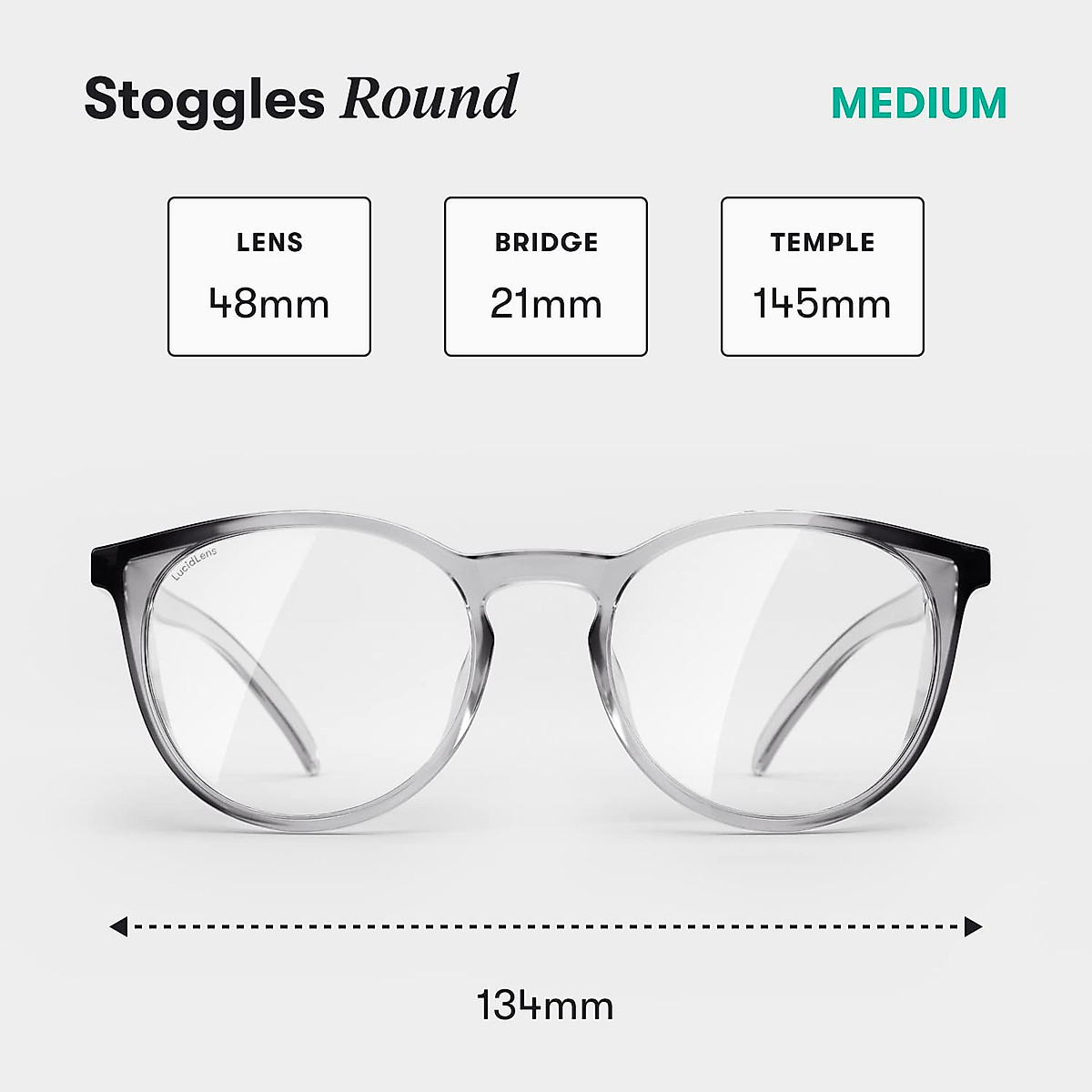 Stoggles Round Z87.1 Certified Polycarbonate Safety Glasses, Scratch & Shatter-Proof, Blue-Light & UV Blocking Lens, Top & Side Shields, Anti-Fog Dip Coated, Durable, Protective & Stylish Eyewear