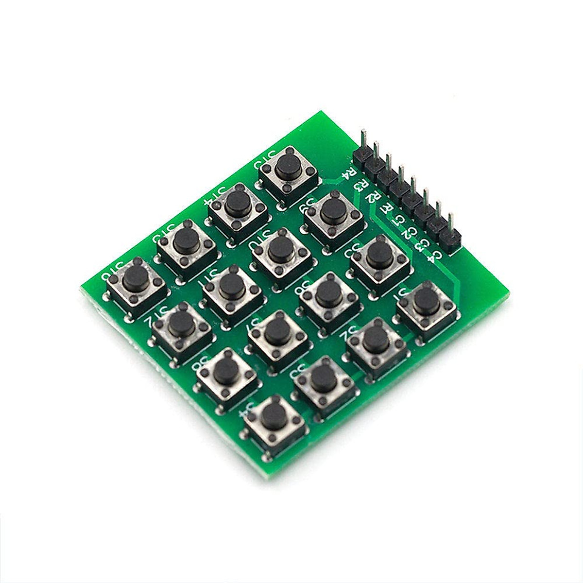 8pin 4x4 4x4 Matrix 16 Keys Button Keypad Keyboard Breadboard Module MCU for arduino DIY Kit