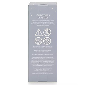 Yankee Candle Set of 3 Mini Candles - Balsam & Cedar, Christmas Cookie, Sparkling Cinnamon