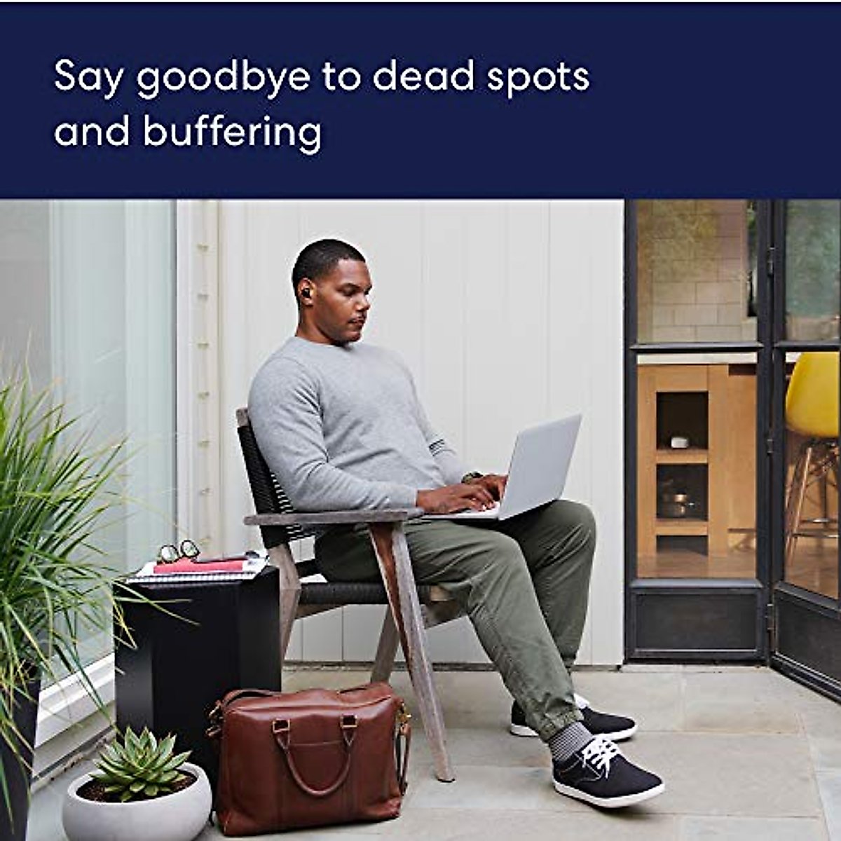 Amazon eero 6 dual-band mesh Wi-Fi 6 system with built-in Zigbee smart home hub (5-pack, three routers and two extenders)