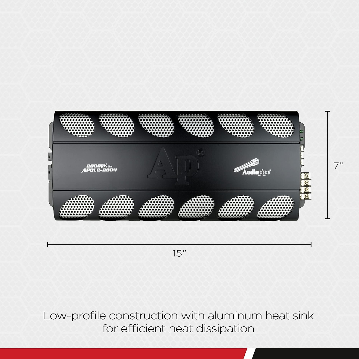 Audiopipe APCL2004 4-Channel 2000W Max Amplifier