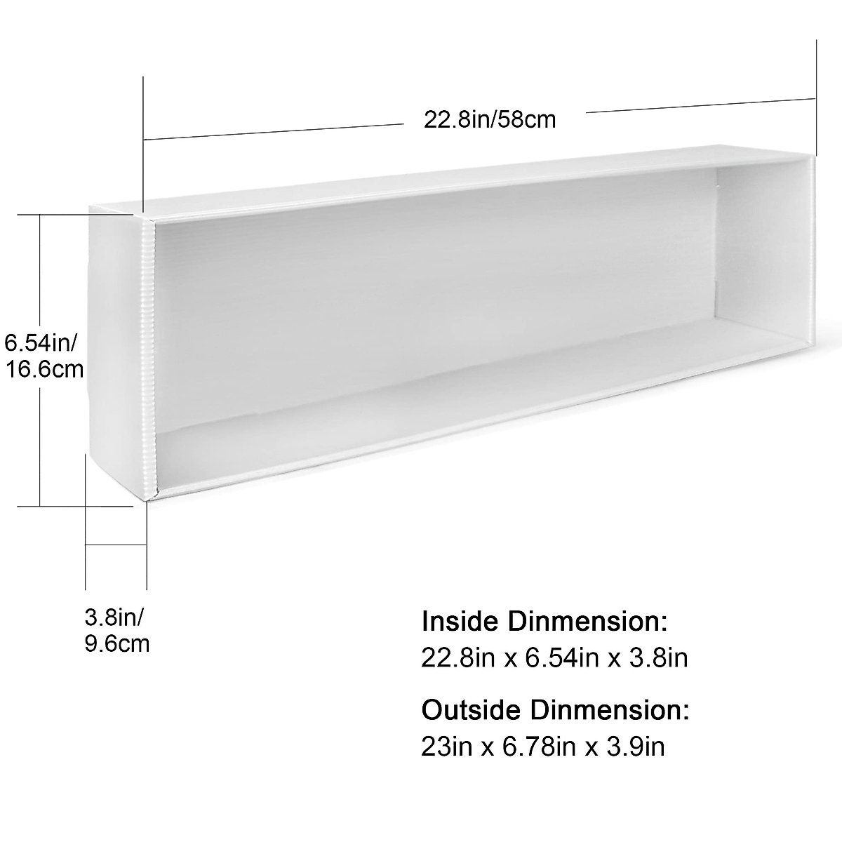5X4 Version Display Case Compatible with Fnko Pop Boxes, Stackable 4 Single Row, with Transparent Cover to Protect Your Collection Against Dust (Holds 20 Pops)