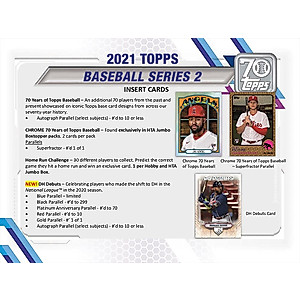 Topps 2021 Series 2 Baseball Hanger Pack