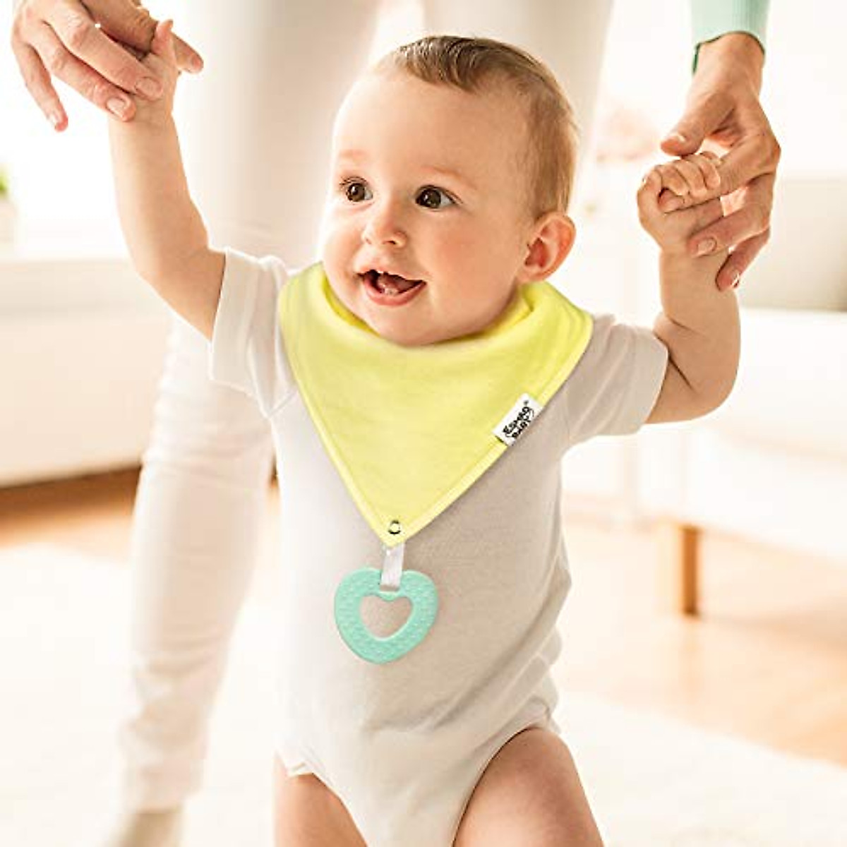 Udolove Baby Bandana Drool Bibs Unisex for Teething and Drooling - 8 Pack Super Soft Absorbent Bibs with Teething for Boys