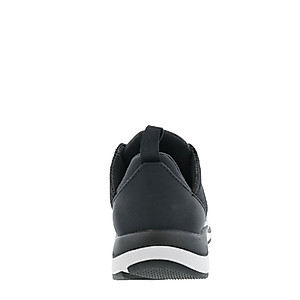 Drew Sprinter Womens Slip Resistant with Flexknit Sneaker, Black Combo,7 Medium (B)