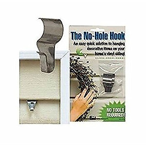 1st Choice No-Hole Hooks Vinyl Siding Hangers - Low Profile- 4PK