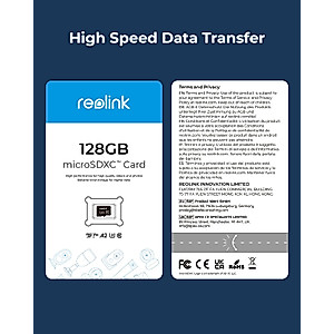 REOLINK Indoor WiFi Camera (2 Pack) Bundle with 2 pcs 128GB SD Card, 4MP/2k, 2.4/5 GHz WiFi, Two Way Talk, Motion Tracking, Real Time Alerts, E1 Pro Black