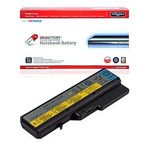 DR. BATTERY L09S6Y02 battery compatible with Lenovo V570 G560 B570 IdeaPad Z470 Z560 Z565 Z570 Z575 L09M6Y02 L09L6Y02 L09C6Y02 L10P6Y22 L10C6Y02 57Y6454 L10M6F21 L08S6Y21 [11.1V/4400mAh/48Wh]