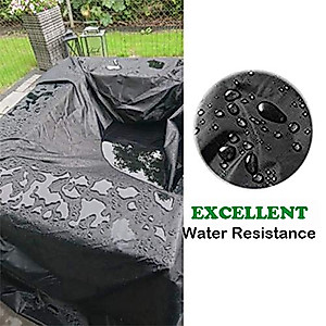 Silvotek 2 Seater Garden Bench Cover – Waterproof Outdoor Bench Cover with Durable 210D Oxford Material+ Extra PVC Coating, Patio Bench Cover - 53" L x 26" W x 35" H