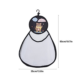 Bath Toy Organizer, Bath Toy Bag Hanging Bath Toy Storage with Quick Drying Mesh for Kids Toddlers Bathroom Toy