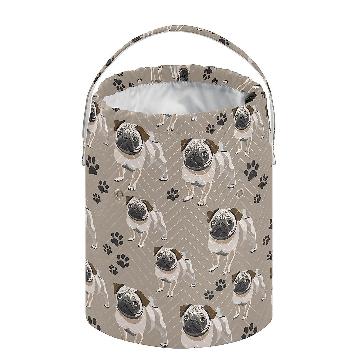 Pug Puppy Crochet Bag Yarn Storage Bag Portable Crochet Storage Bag Knitting Bags for Women Mom Crochet Knitting Accessories Suppliers