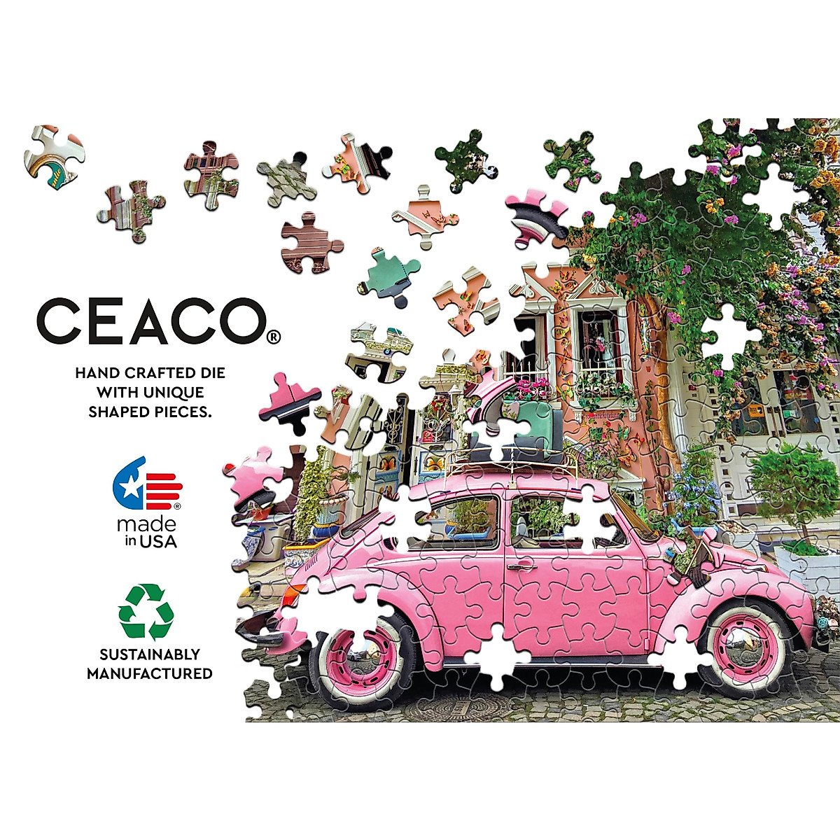 Ceaco - Scenic Photography - Boulevard in Bloom - 300 Piece Jigsaw Puzzle
