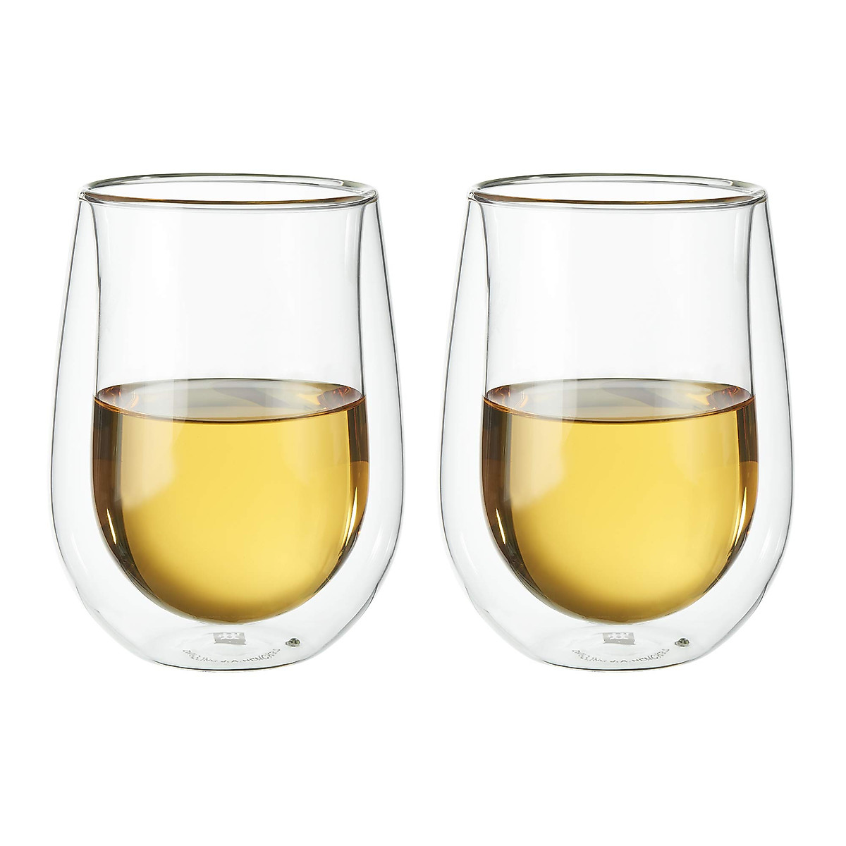 ZWILLING J.A. Henckels Double-Wall Stemless White Wine Glass Set, 10 fl. oz, 2-pc