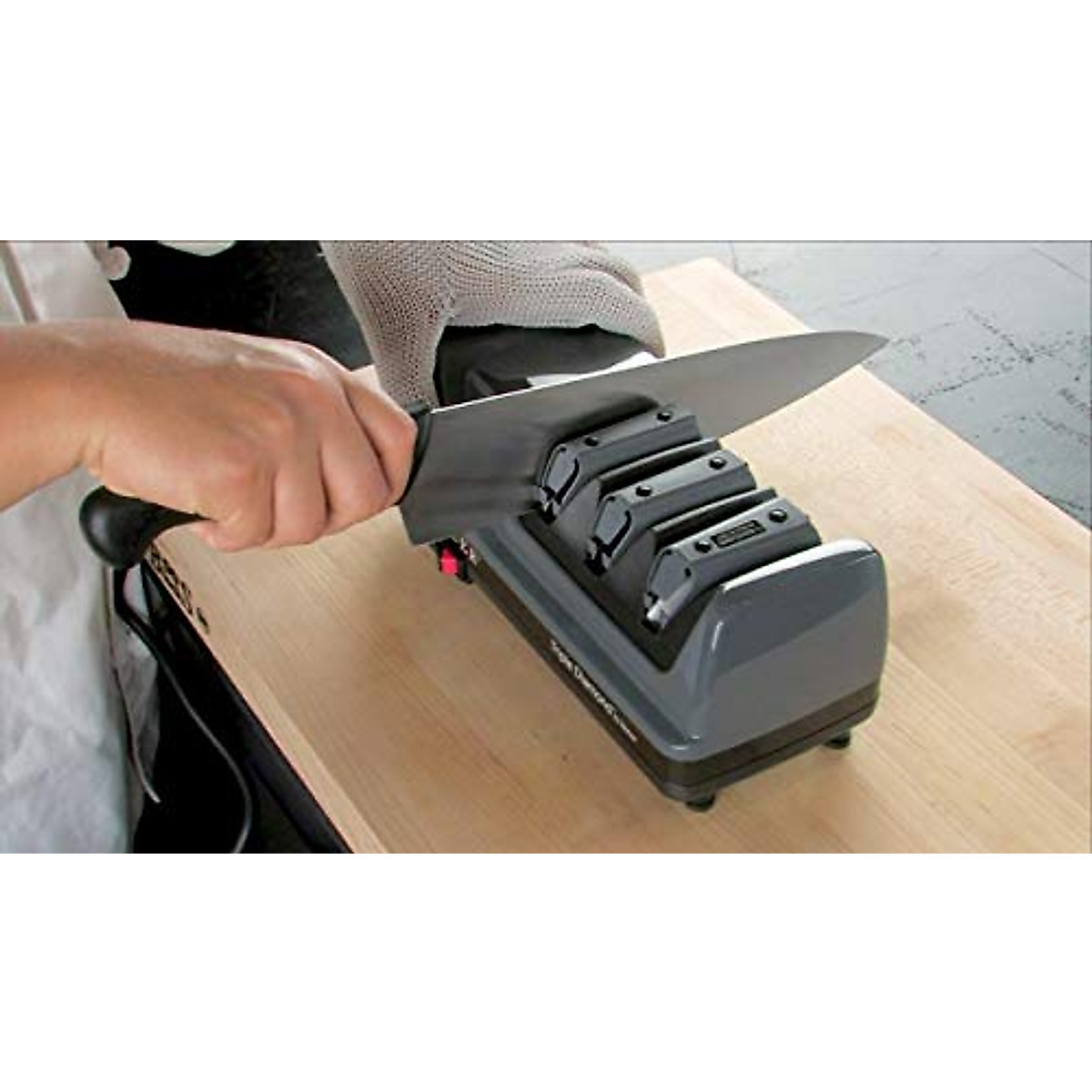 Mercer Culinary Triple Diamond 3 Stage Electric Knife Sharpener