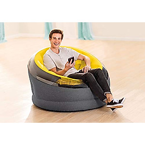 Intex Inflatable Empire Chair, 44" X 43" X 27", Color May Vary, 1 Pack