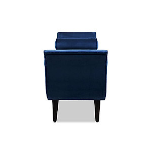 Jennifer Taylor Home Alma Entryway Bench, Navy Blue