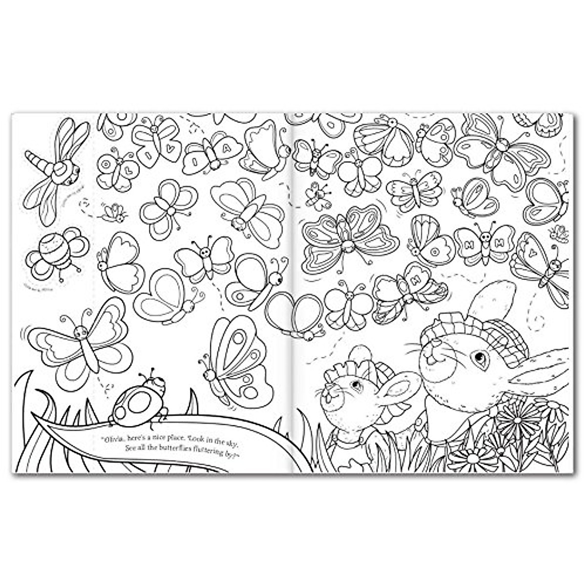 Personalized Coloring & Activity Book for Kids with Sticker Sheet - I See Me! (Garden)