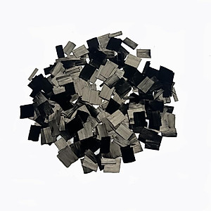 Generic 11mm Short Cut Carbon Fiber with High Glossiness and Not Easy to Scatter. Automotive Modification Filling (1000, Grams), black